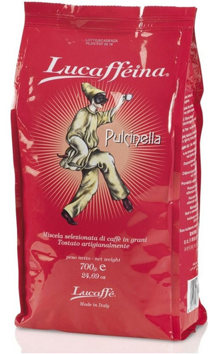 Café Grano Entero Lucaffé Pulcinella 700g | Storecoffee